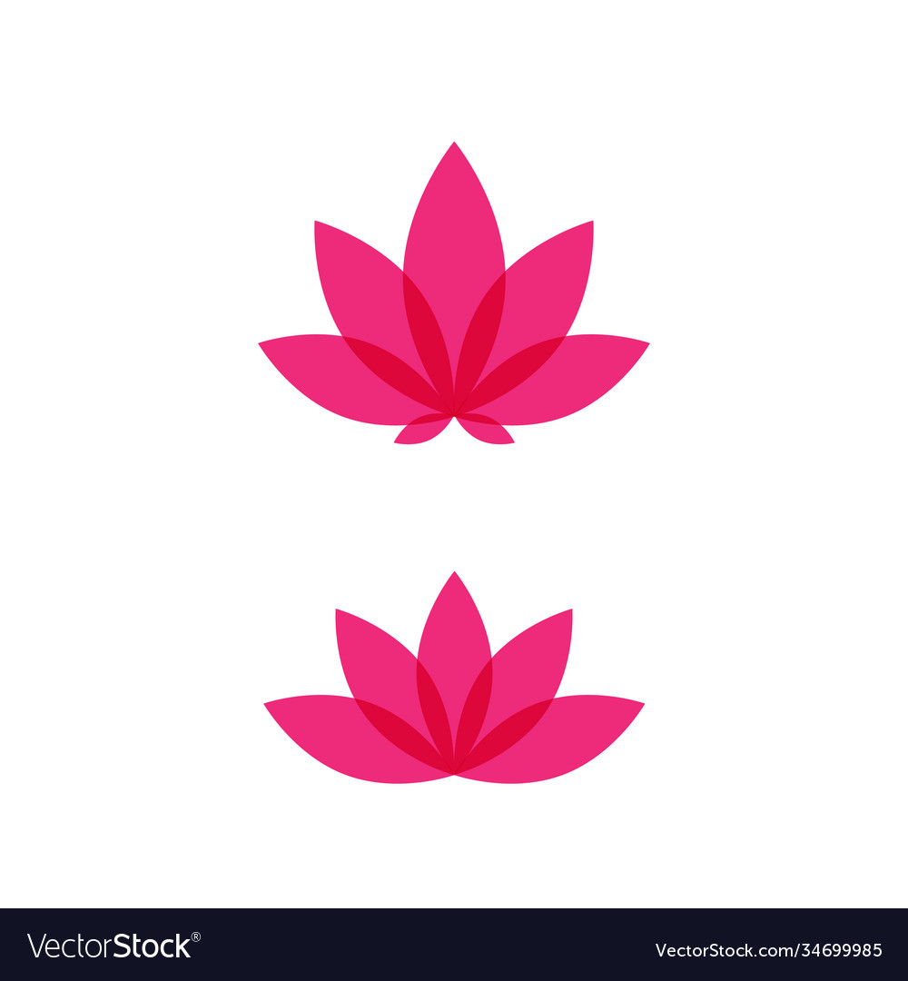 Water Lily Lotus Logo Flower Logo Beauty Spa Lux