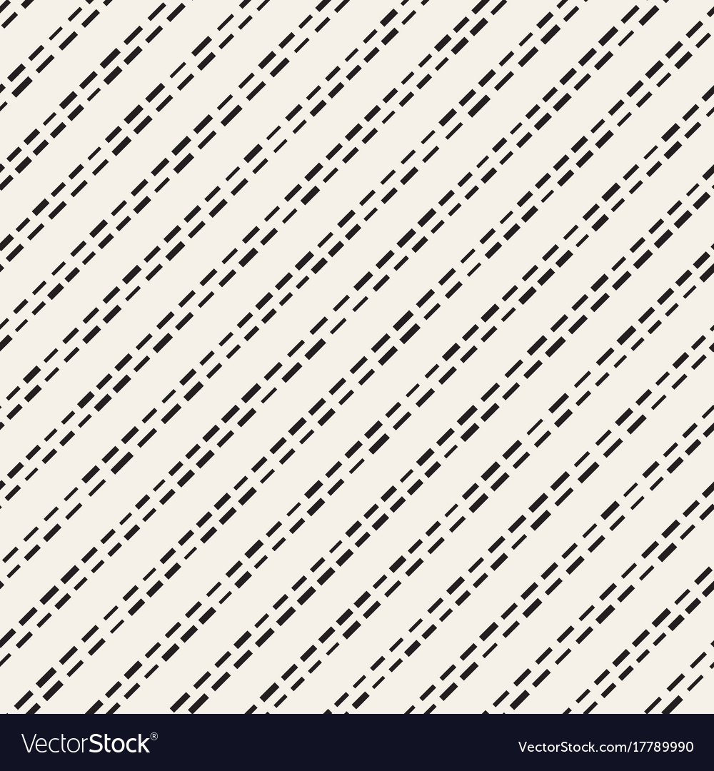Black and white irregular dashed lines pattern Vector Image
