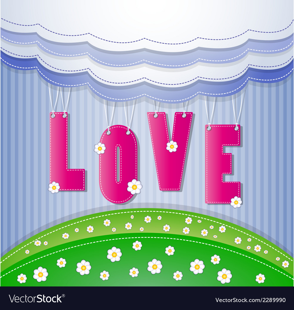 Colorful greeting card Royalty Free Vector Image
