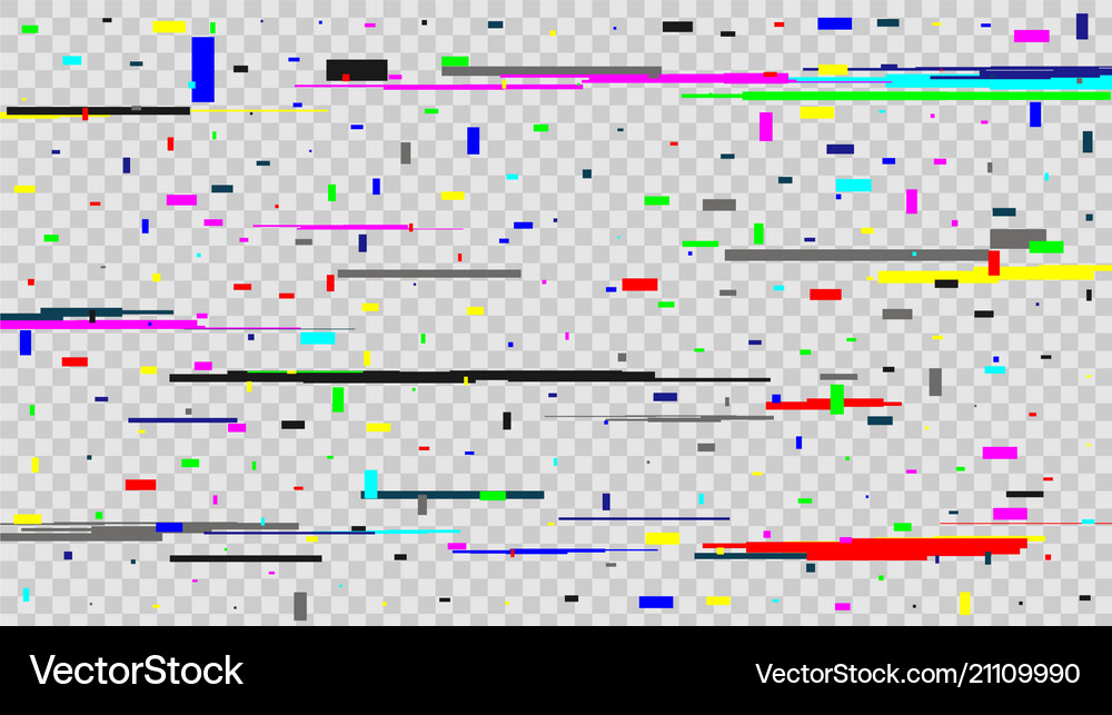 Creative of tv screen glitch Royalty Free Vector Image