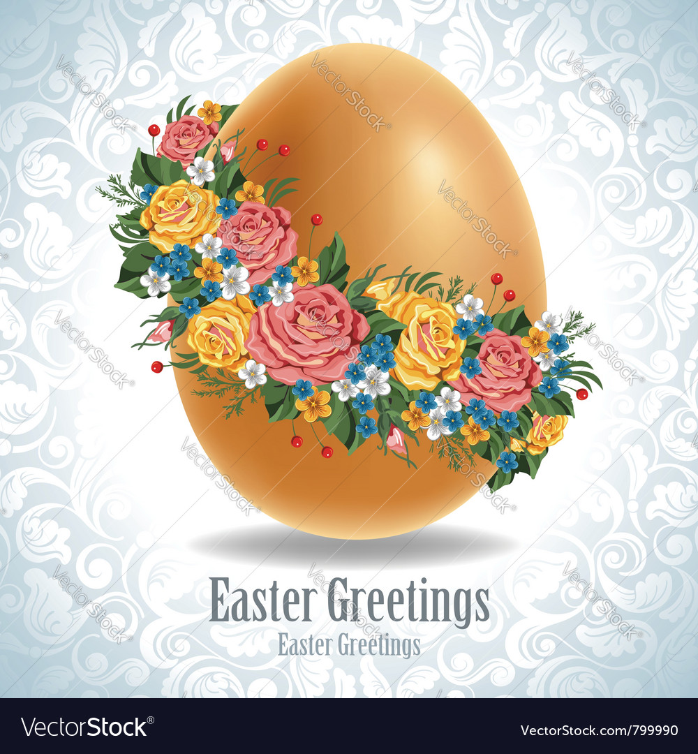 Easter egg Royalty Free Vector Image - VectorStock