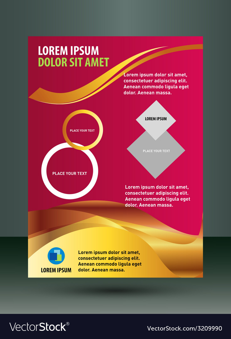 Flyer Royalty Free Vector Image - VectorStock