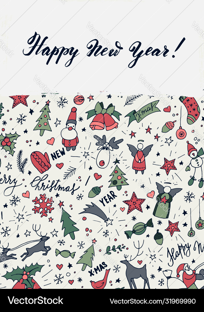 Modern new year card or party design Royalty Free Vector
