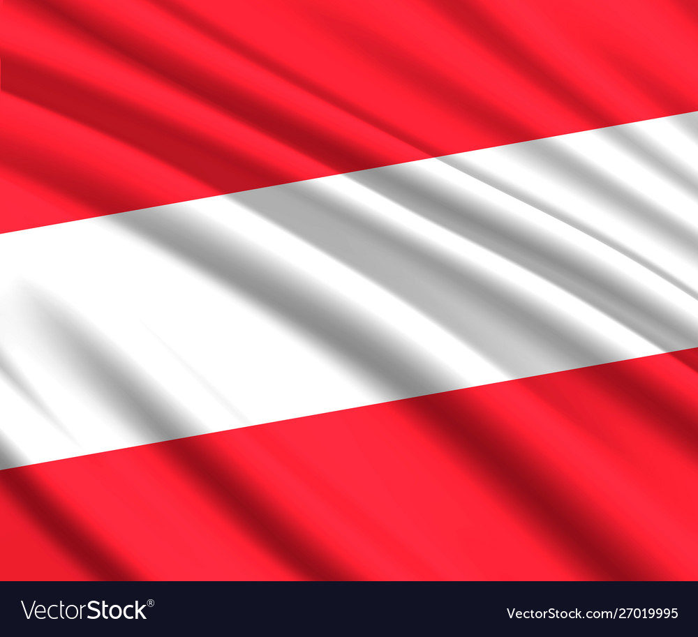 3d waving flag Royalty Free Vector Image - VectorStock