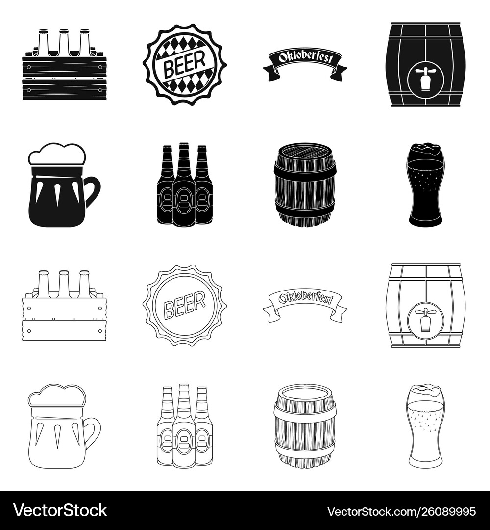 Design minimal and pint logo collection Royalty Free Vector