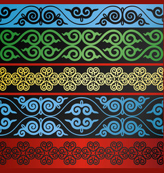Mongolian Pattern Vector Images (over 680)