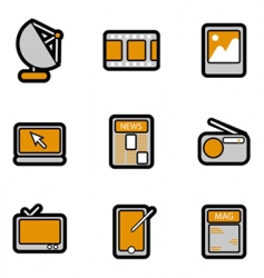 Electronic object icon Royalty Free Vector Image