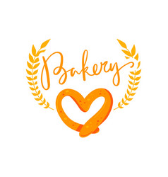 Logo for fresh bread Royalty Free Vector Image