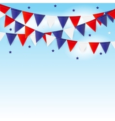 Party background with flags Royalty Free Vector Image