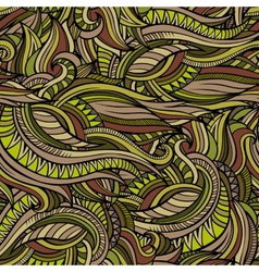 Seamless abstract flowers pattern Royalty Free Vector Image