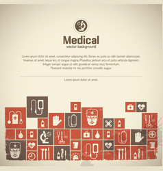 Medical care background Royalty Free Vector Image