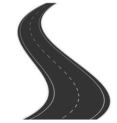Black road Royalty Free Vector Image - VectorStock