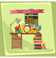 Stack of old books Royalty Free Vector Image - VectorStock