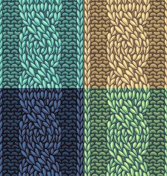 Six-Stitch cable stitch Royalty Free Vector Image