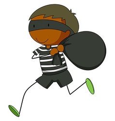 Robber Royalty Free Vector Image - VectorStock