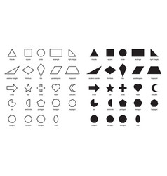 Geometric shapes Royalty Free Vector Image - VectorStock