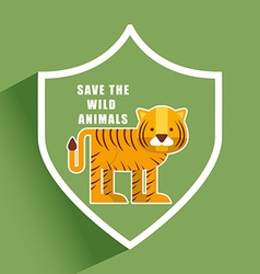 Save the animals Royalty Free Vector Image - VectorStock