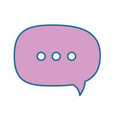 Isolated ellipsis speech bubble Royalty Free Vector Image
