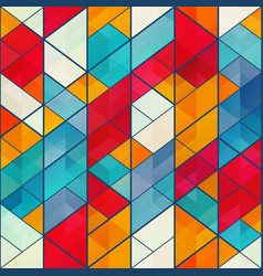 Tile triangle pattern Royalty Free Vector Image