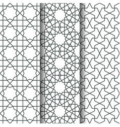 Islamic geometry pattern Royalty Free Vector Image