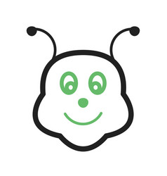 Bee face Royalty Free Vector Image - VectorStock