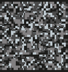 Pixel seamless pattern template grayscale Vector Image