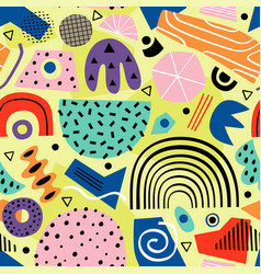 Abstract simple pattern seamless background Vector Image