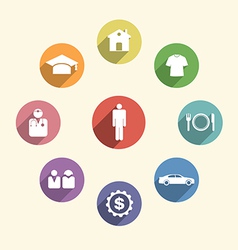 Human needs new Royalty Free Vector Image - VectorStock