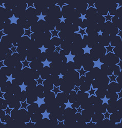 Space seamless pattern Royalty Free Vector Image