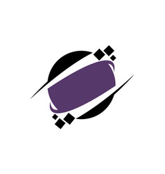 Technology transfer logo design template Vector Image