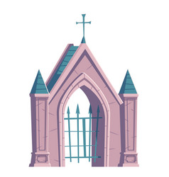 Cartoon gravestones and tombs Royalty Free Vector Image