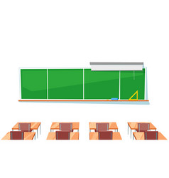 Isometric school classroom Royalty Free Vector Image