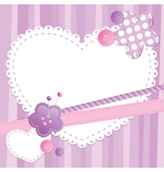 Cute vintage greeting card Royalty Free Vector Image