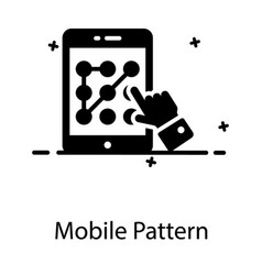 Mobile pattern Royalty Free Vector Image - VectorStock