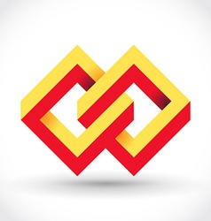 Rectangle loop Royalty Free Vector Image - VectorStock