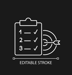 Clear goals rgb color icon Royalty Free Vector Image