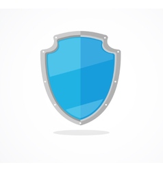 Blue security shield Royalty Free Vector Image