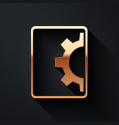 Gold software web development programming Vector Image