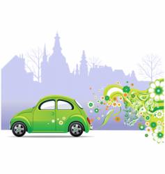 Environmental car Royalty Free Vector Image - VectorStock