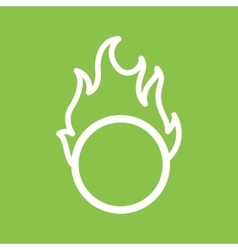 Fire hoop Royalty Free Vector Image - VectorStock