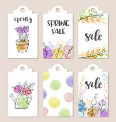 Easter sale tags Royalty Free Vector Image - VectorStock