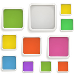 Color boxes Template for a text Royalty Free Vector Image