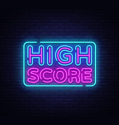 New high score rubber stamp Royalty Free Vector Image