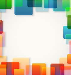 Abstract background of different color squares Vector Image