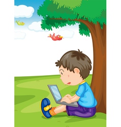 A boy Royalty Free Vector Image - VectorStock