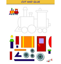 Educational page for little children printable Vector Image