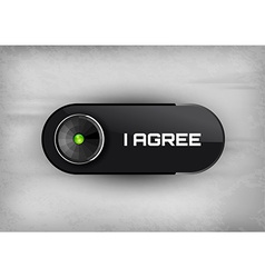 I Agree Button Royalty Free Vector Image - VectorStock