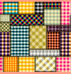 Crocodile patchwork pattern Royalty Free Vector Image