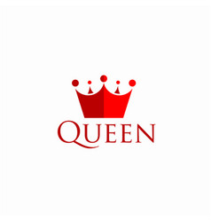 Queen template design Royalty Free Vector Image
