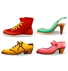 Dress shoe on white Royalty Free Vector Image - VectorStock